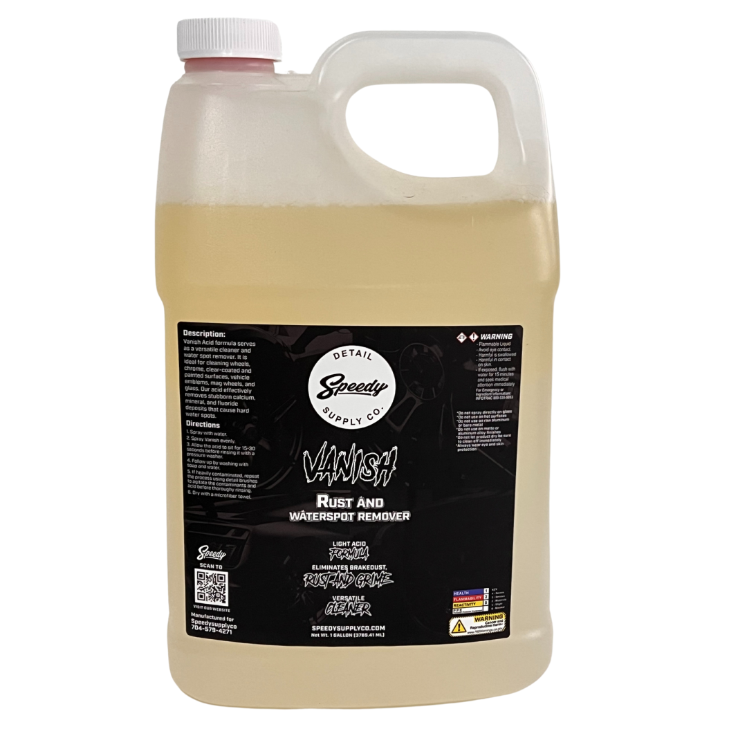 VANISH ACID WHEEL CLEANER, RUST AND WATER SPOT REMOVER 1 GALLON ...